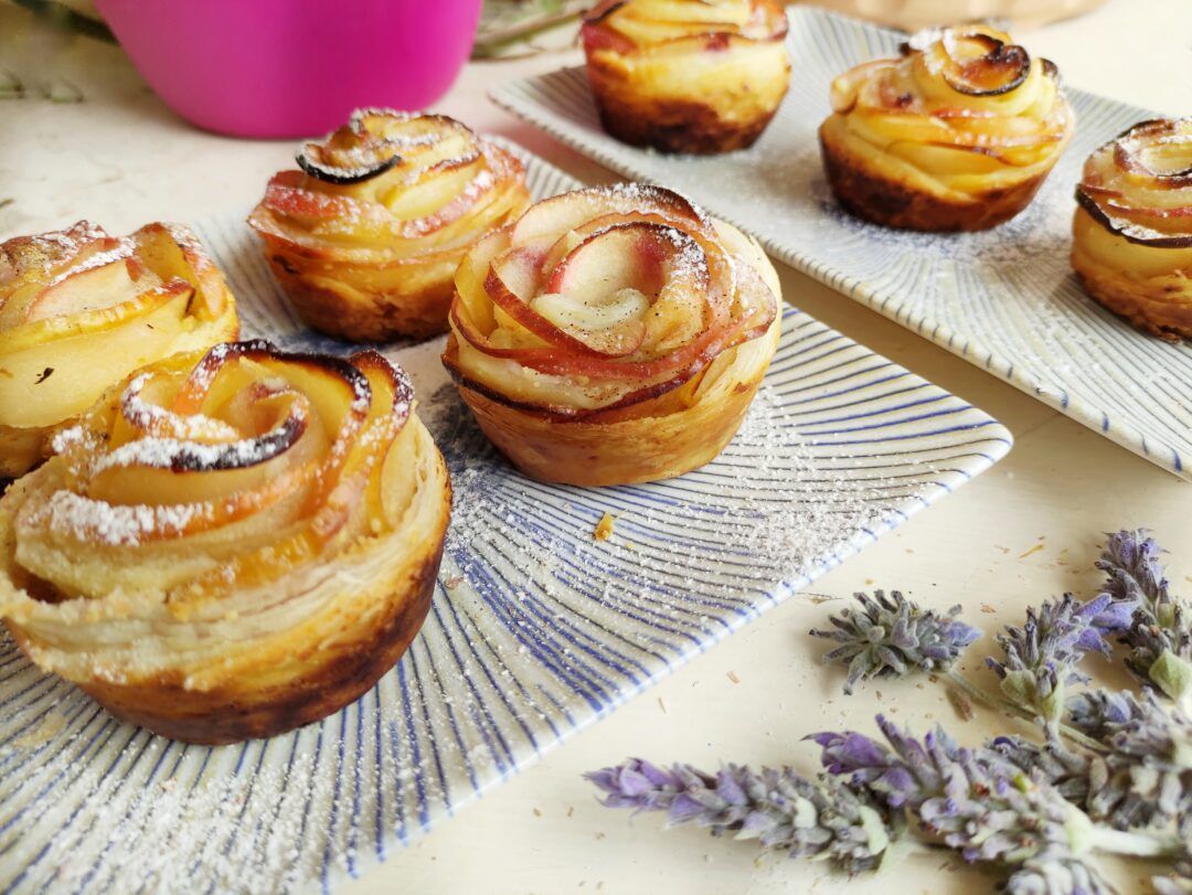 Beautiful Baked Apple Roses