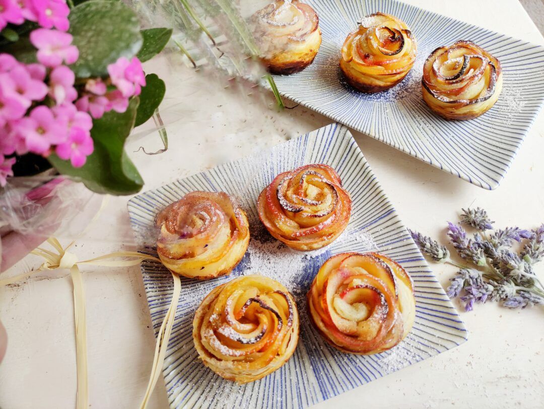 Beautiful Baked Apple Roses